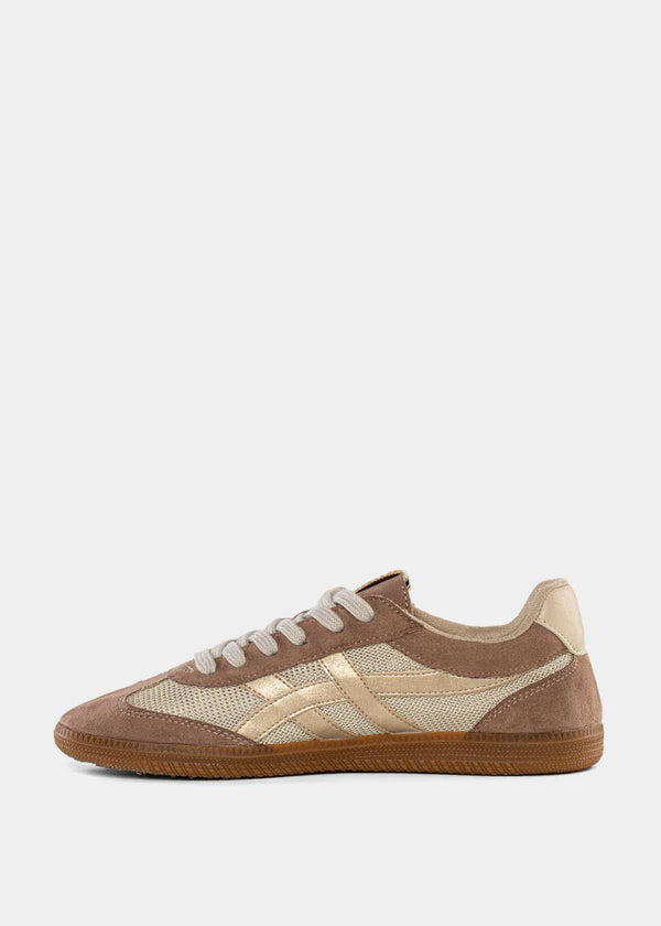 ShuShop Women's Sasha Sneakers - Taupe Suede - ShoeShackOnline