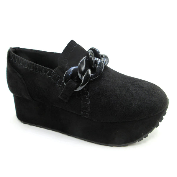 Pierre Dumas Women's Paige-1 Platform Loafer - Black 82530-401 ...